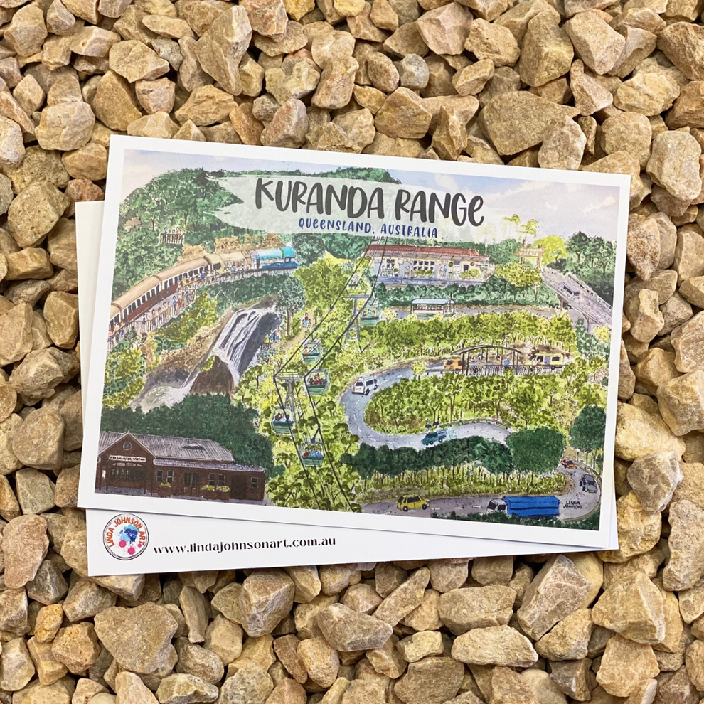 Kuranda Range Postcard – lindajohnsonart