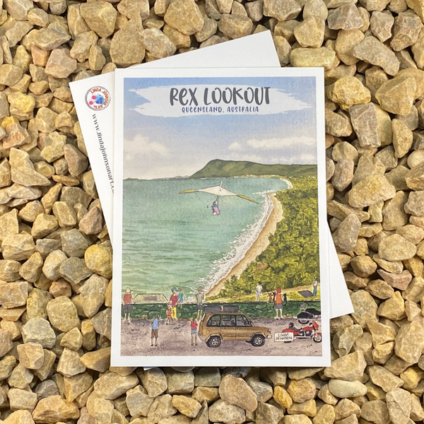 Rex Lookout Postcard – lindajohnsonart